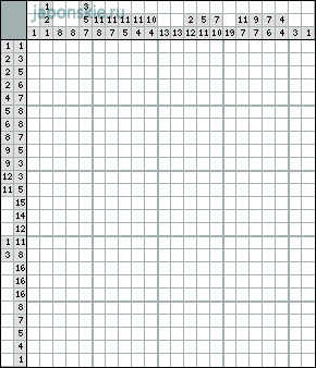 Японский кроссворд #21650